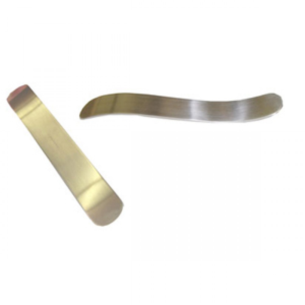 Plessimeter aus Metall, 21 cm langS-Form-154