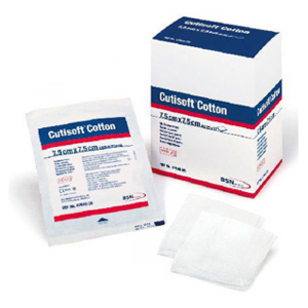 Cutisoft Cotton, steril, 10 x 10 cm (25 x 2 Stück)-47641