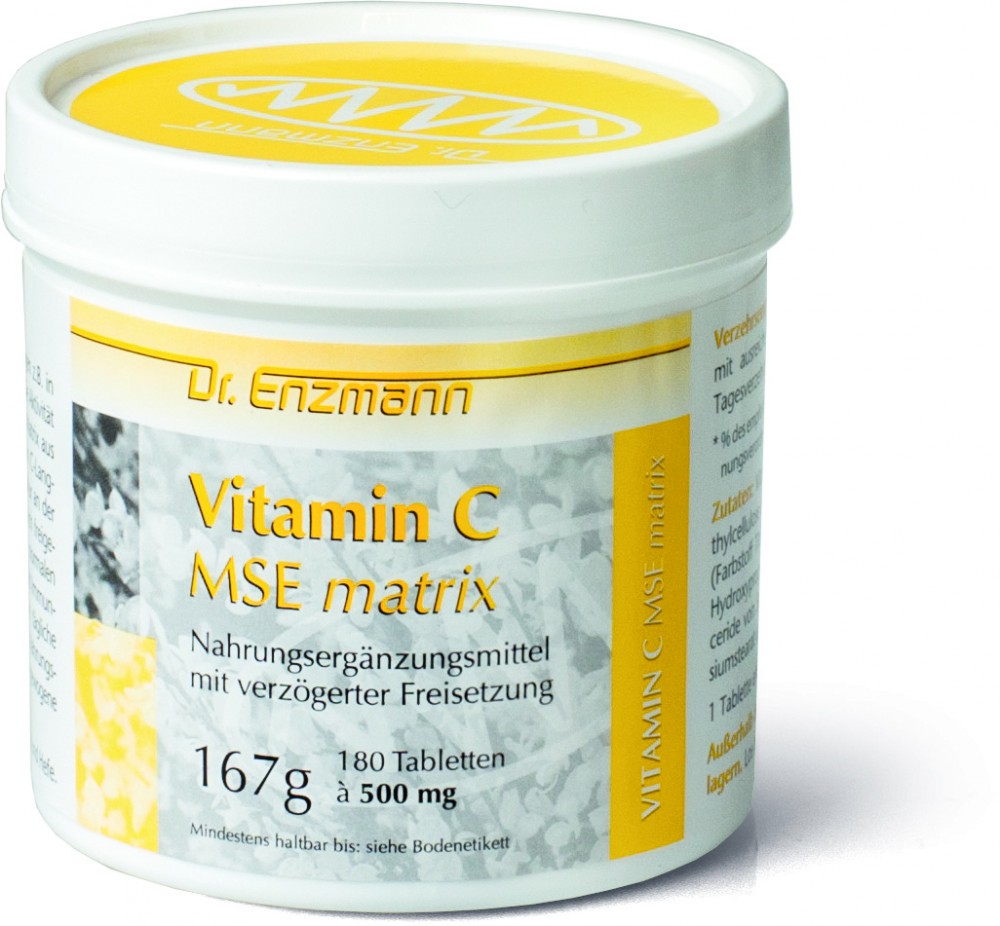 Vitamin C matrix mse 500 mg, 180 Tabl.-79113
